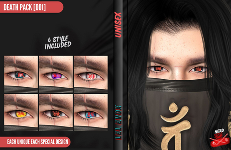 Second Life Marketplace - =Nero Lab=[Death 001] Lel Evox [eyes]